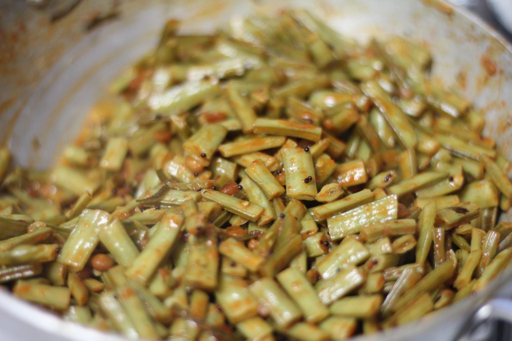 Gokarakaya (Cluster Beans)Koora – Jabberfoodwocky