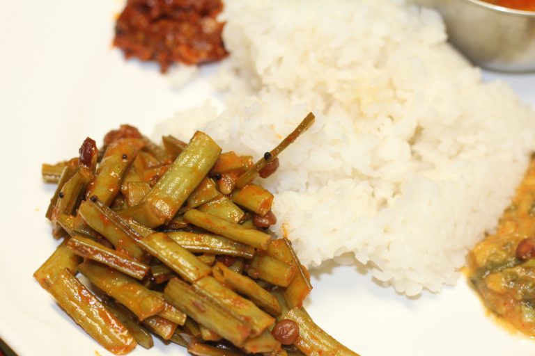 Gokarakaya (Cluster Beans)Koora – Jabberfoodwocky